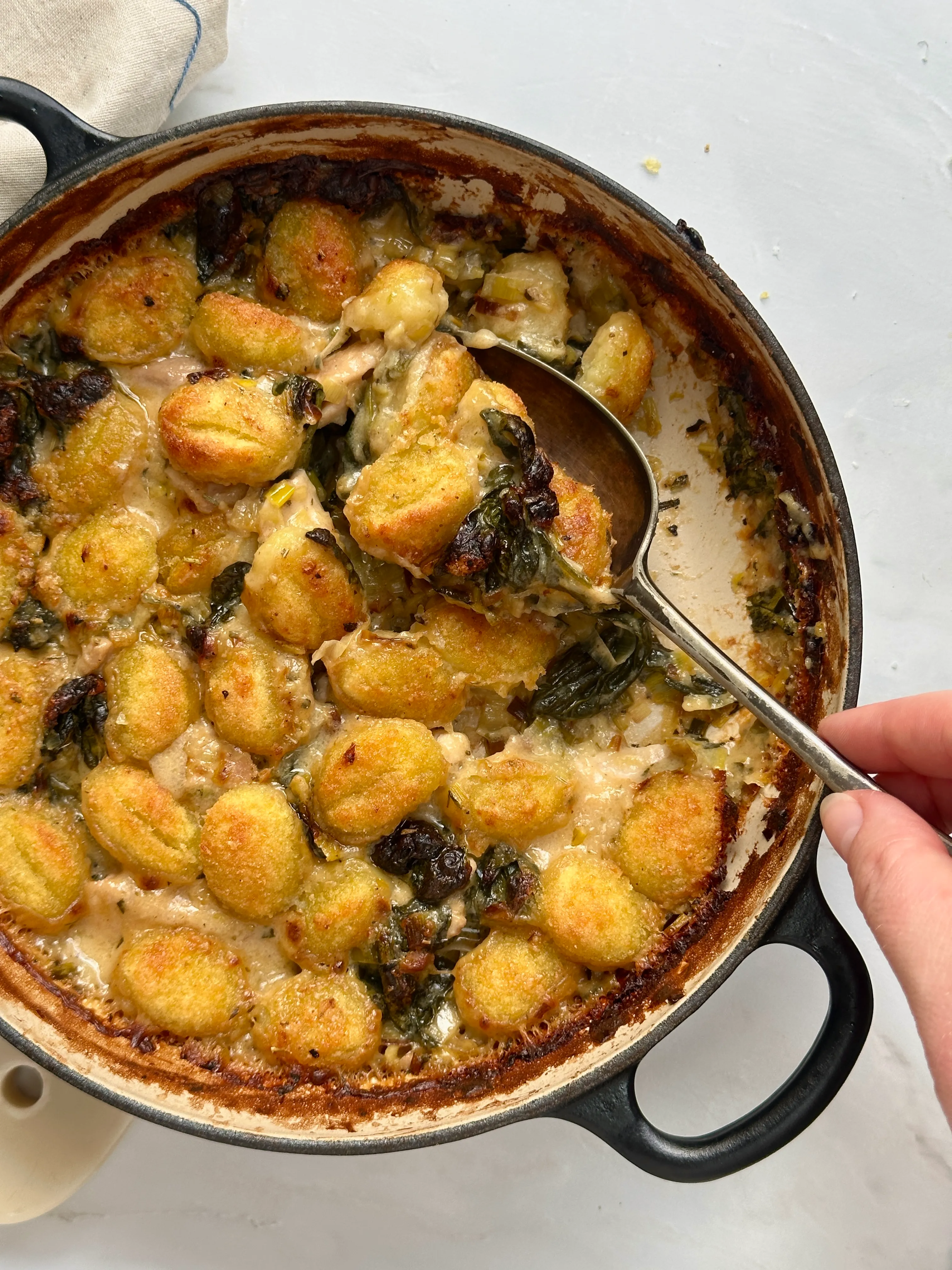 Tarragon Chicken Gnocchi Bake (One Pot One Portion) Recipe | by Eleanor ...